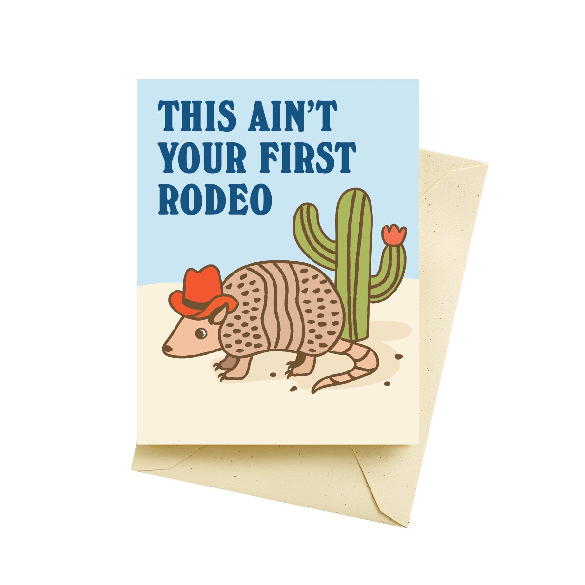 Armadillo Rodeo Birthday Card | Seltzer Goods