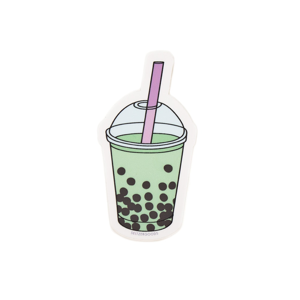 Bubble Tea Sticker | Seltzer Goods