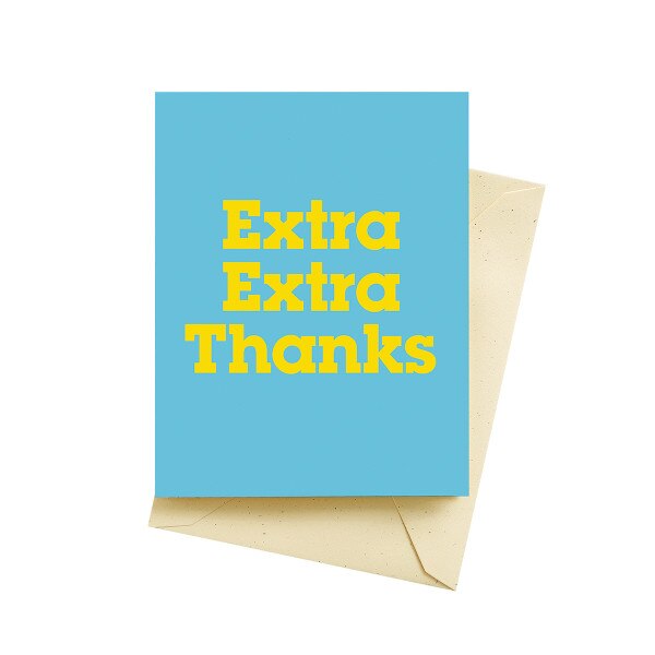 Extra Thank You Card