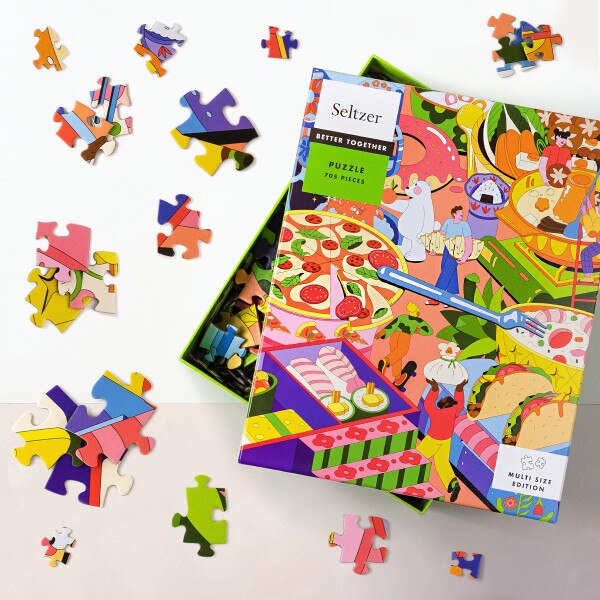 Food Fest Multi Puzzle | Seltzer Goods