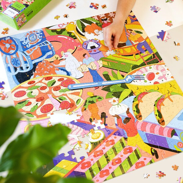 Food Fest Multi Puzzle | Seltzer Goods