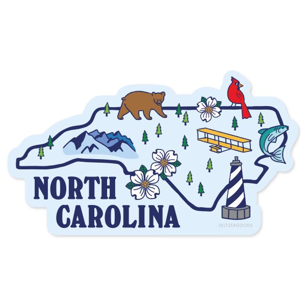 NC State Sticker | Seltzer Goods
