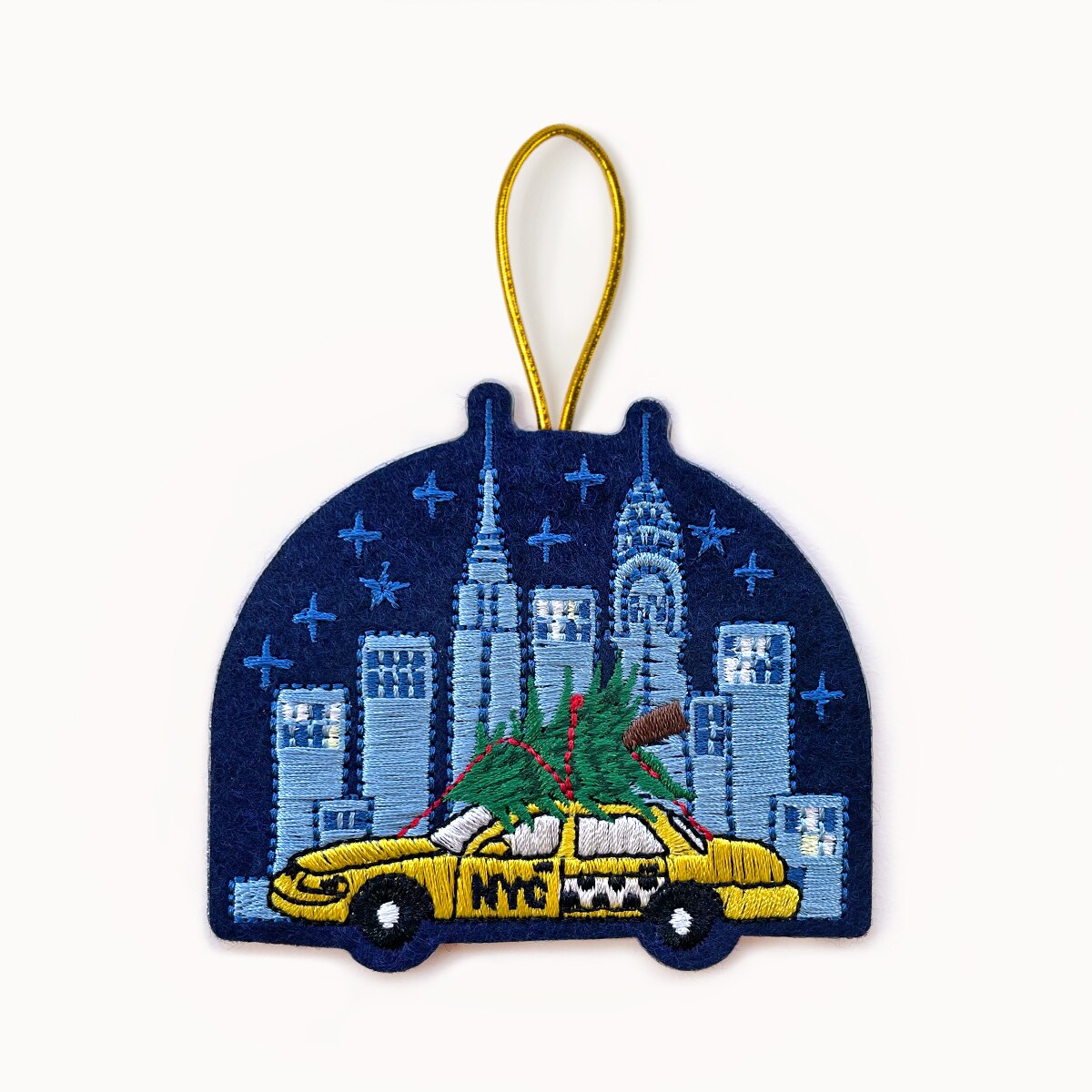 NYC Taxi Scene Ornament | Seltzer Goods