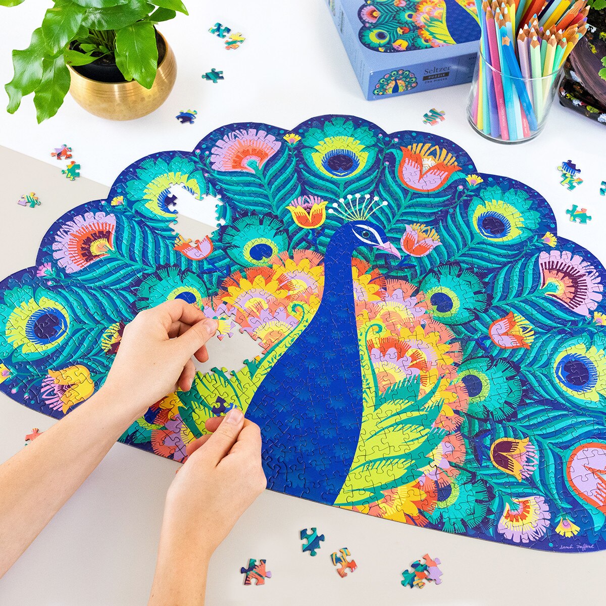 Peacock Puzzle | Seltzer Goods