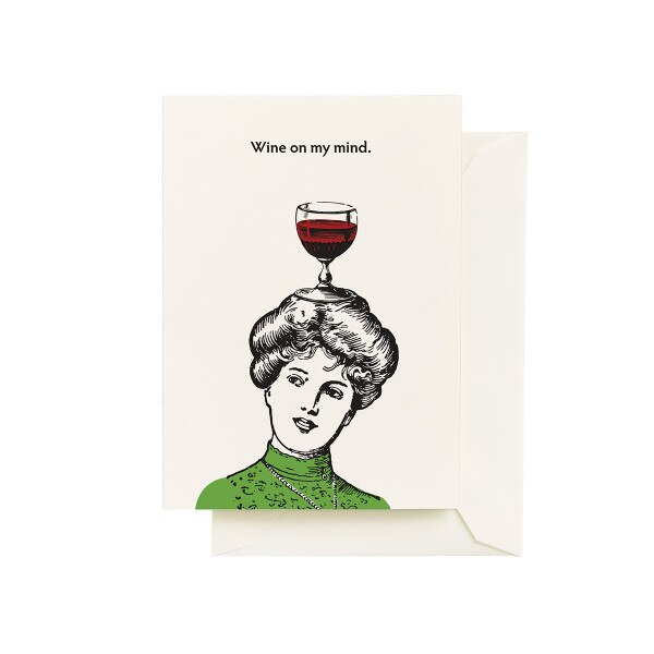 Wine Simple Syrup Card
